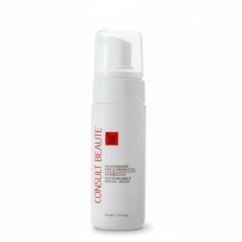 Microbiome Pre-Probiotic Kombucha Microbubble Facial Wash – Consult Beaute